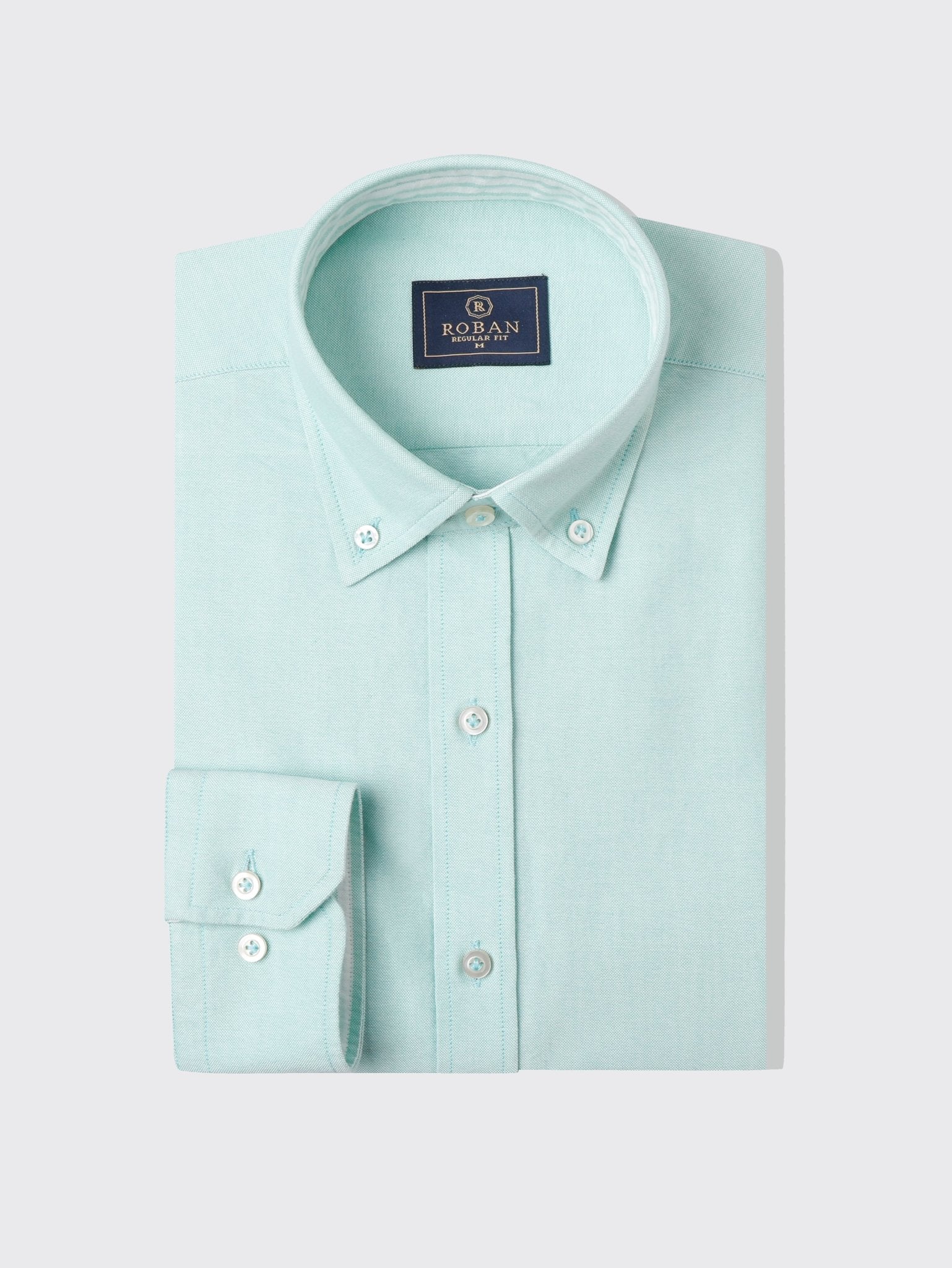 PLAN WASHED OXFORD REGULAR FIT SHIRT – Roban